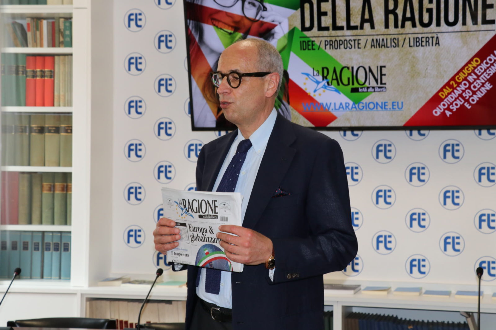 Presentazione del nuovo quotidiano "La Ragione" il 2 giugno 2021 ...